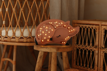 Little Lights Brown Fawn Lamp - Monlitcabane